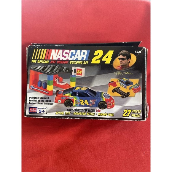 Nascar | Toys | Mega Bloks Nascar The Offical Jeff Gordon Building Set ...